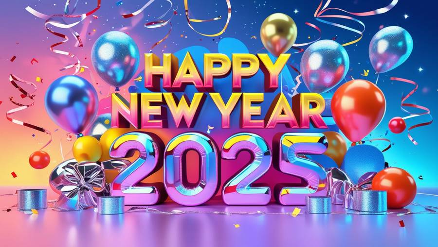 Happy New Year 2025 Wishes and Messages: 100 Best Ideas - PngMagic ...